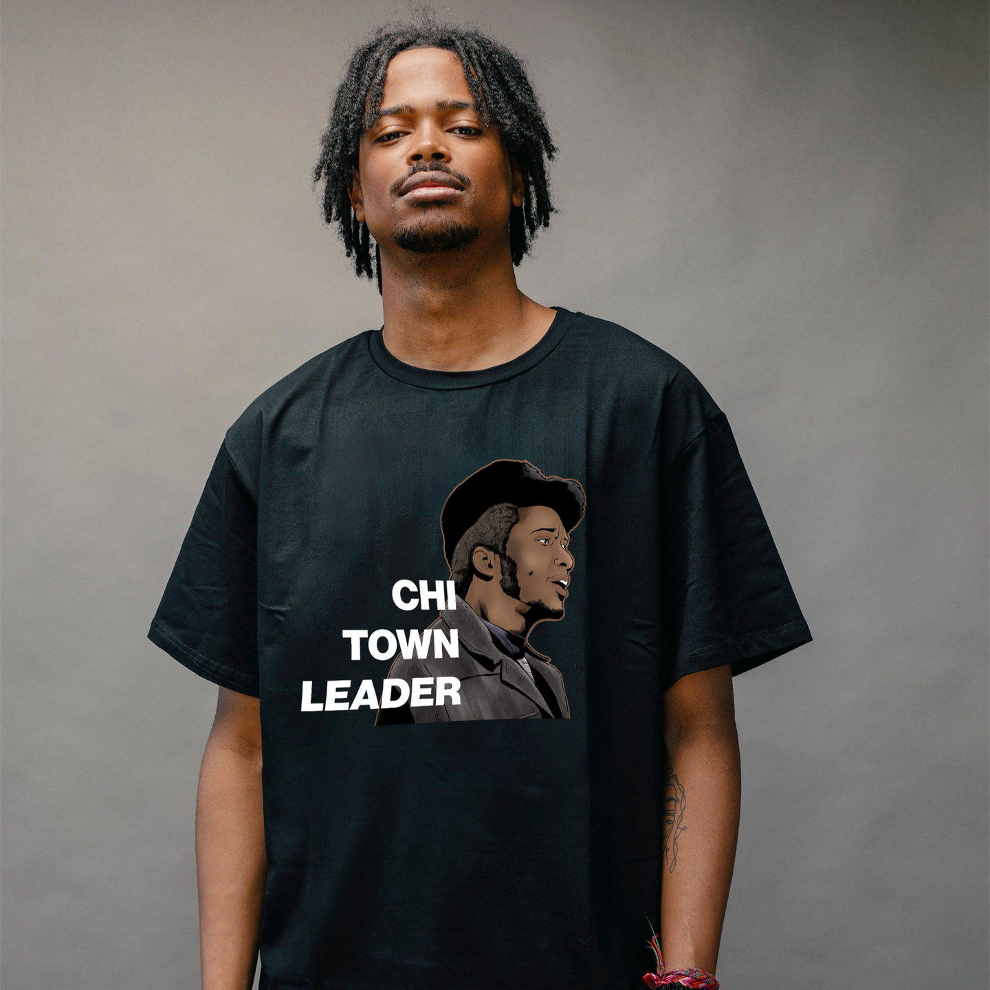 FRED HAMPTON TSHIRT: CHI TOWN LEADER – The Cola Corporation